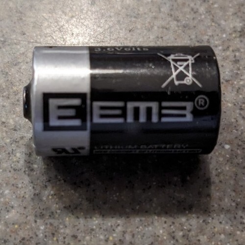 Replacement 3.6v Battery for JVL Touchscreen Interface I/O Board Arcade ...