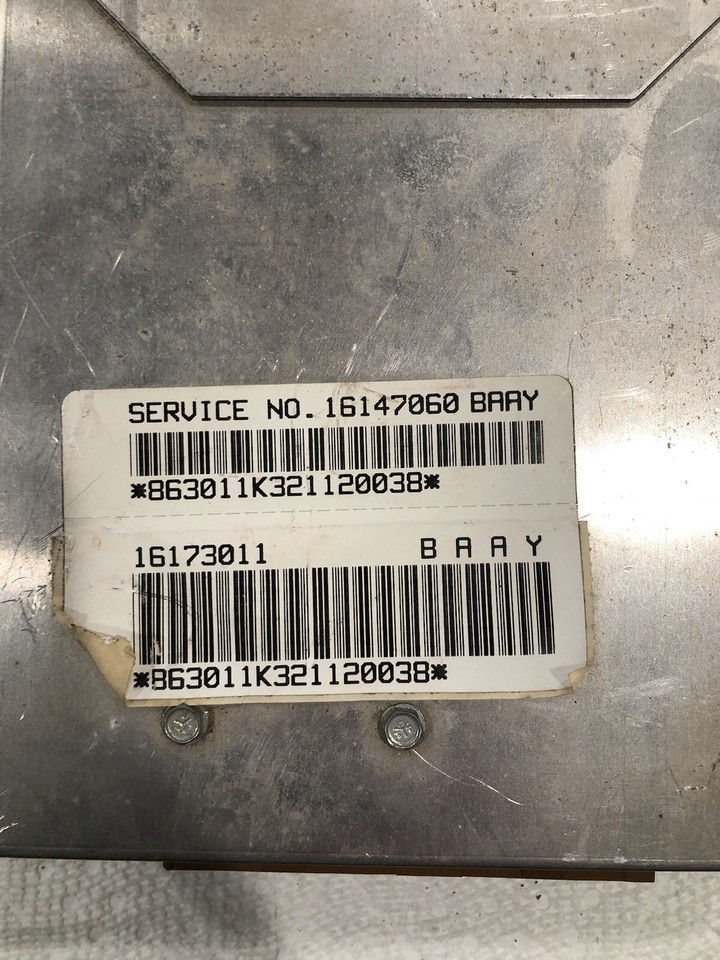1991 1992 1993 Chevy GMC 5.7 4L80E ECM Computer Module 16147060 Prom ...