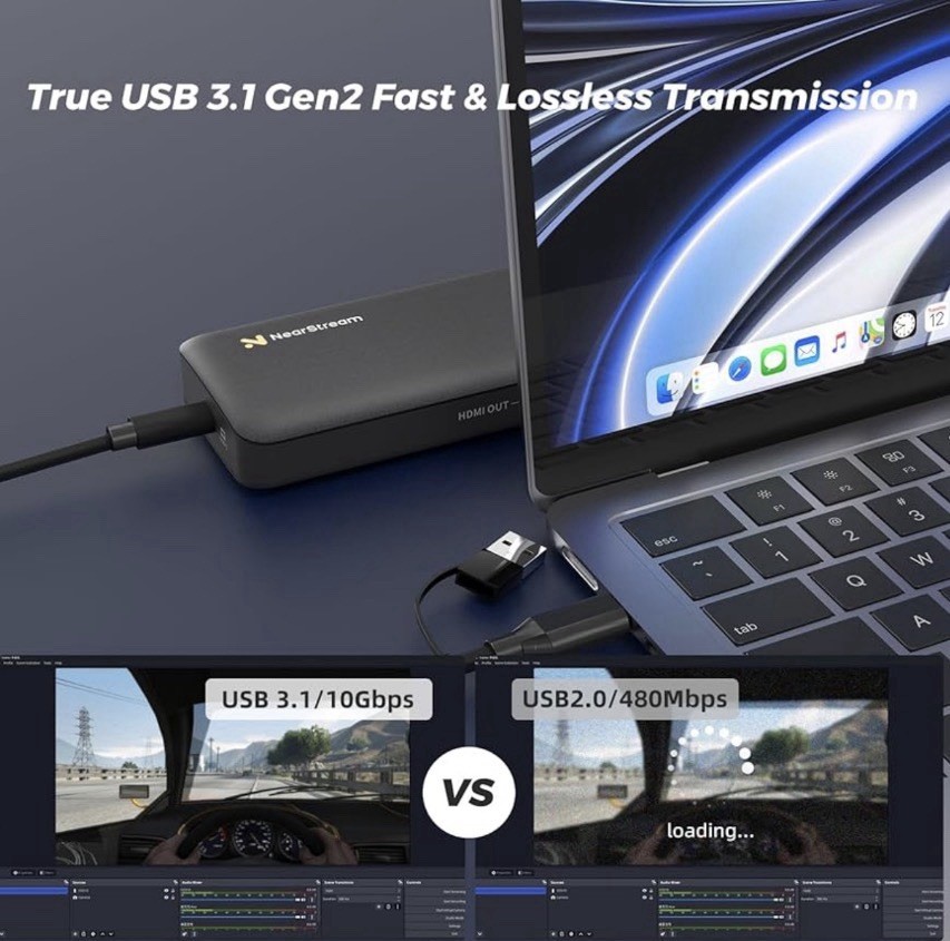 Lightweight HDMI Capture Card - Records 1080P at 60FPS for Streaming ...