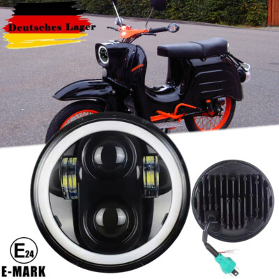 E24 LED Scheinwerfer Für Simson S51 S50 Schwalbe STAR KR51/2 Sperber ...