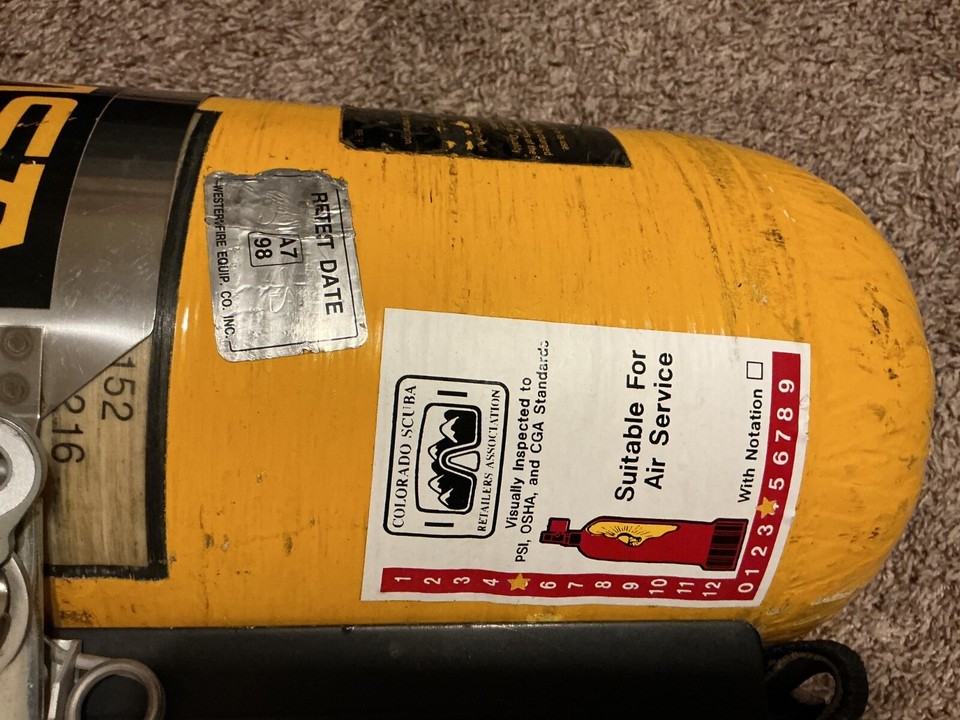 MSA Ultralite II SCBA unit with carrying case | eBay