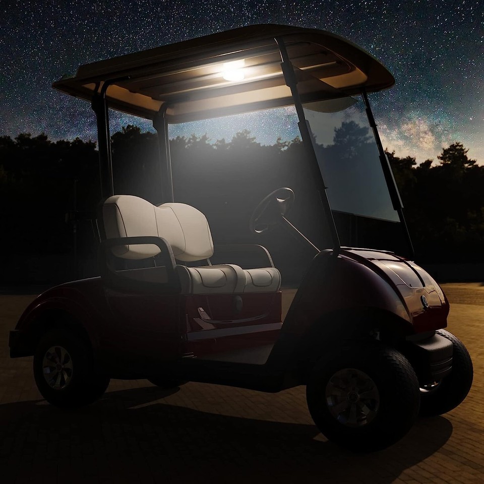 Golf Cart Dome Light,USB Charging LED Roof Light for Yamaha EZGO Club ...