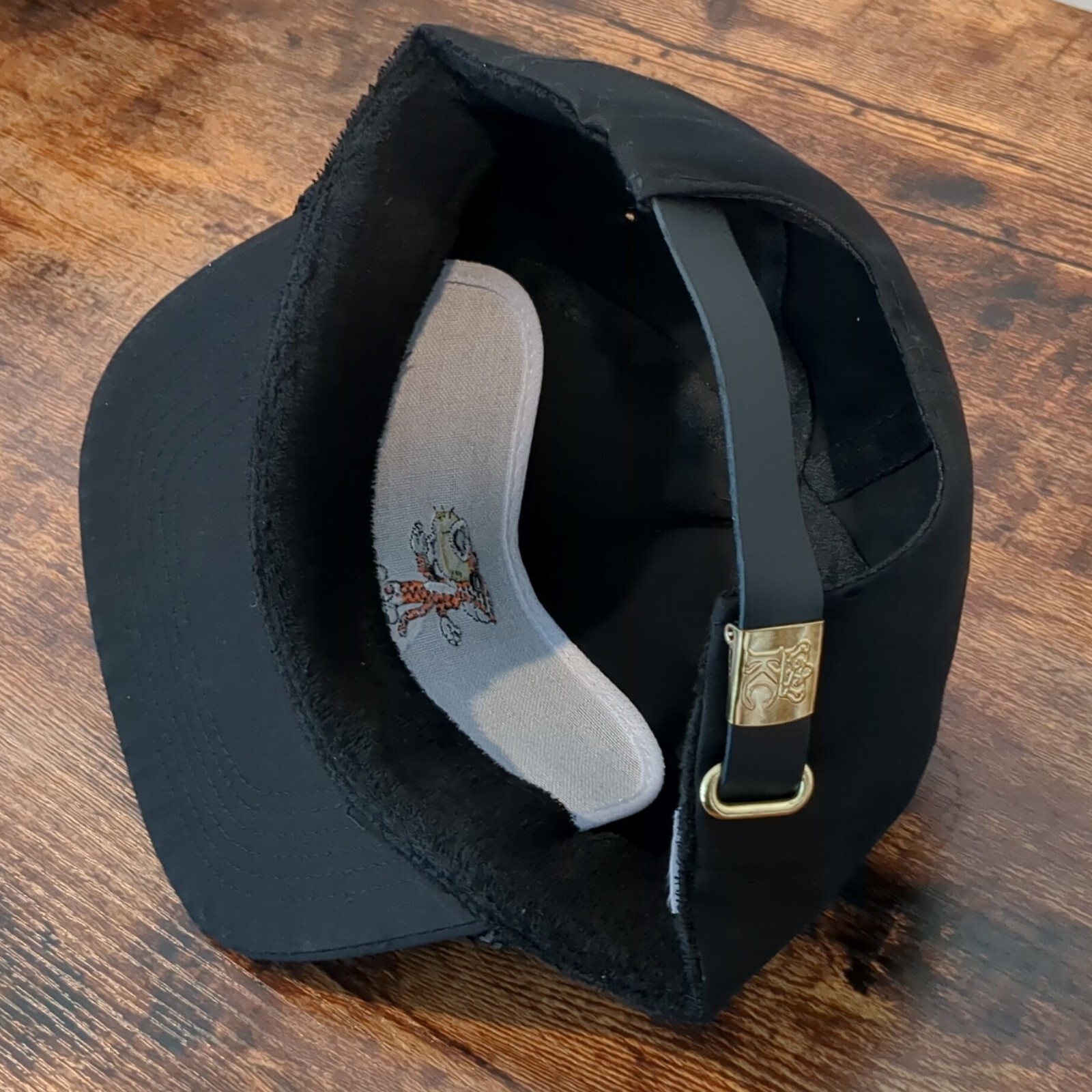 Vintage Chester Cheetah Black Rope Hat Leather Strapb… - Gem