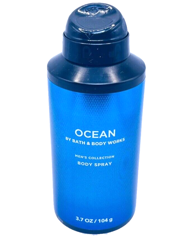 BATH & BODY WORKS MEN'S COLLECTION OCEAN BODY SPRAY 3.7 OZ / 104 g NEW ...