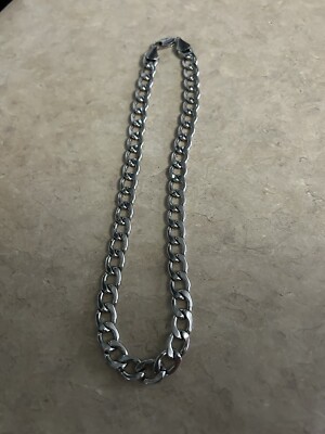Knox Titanium Curb Chain Necklace | eBay