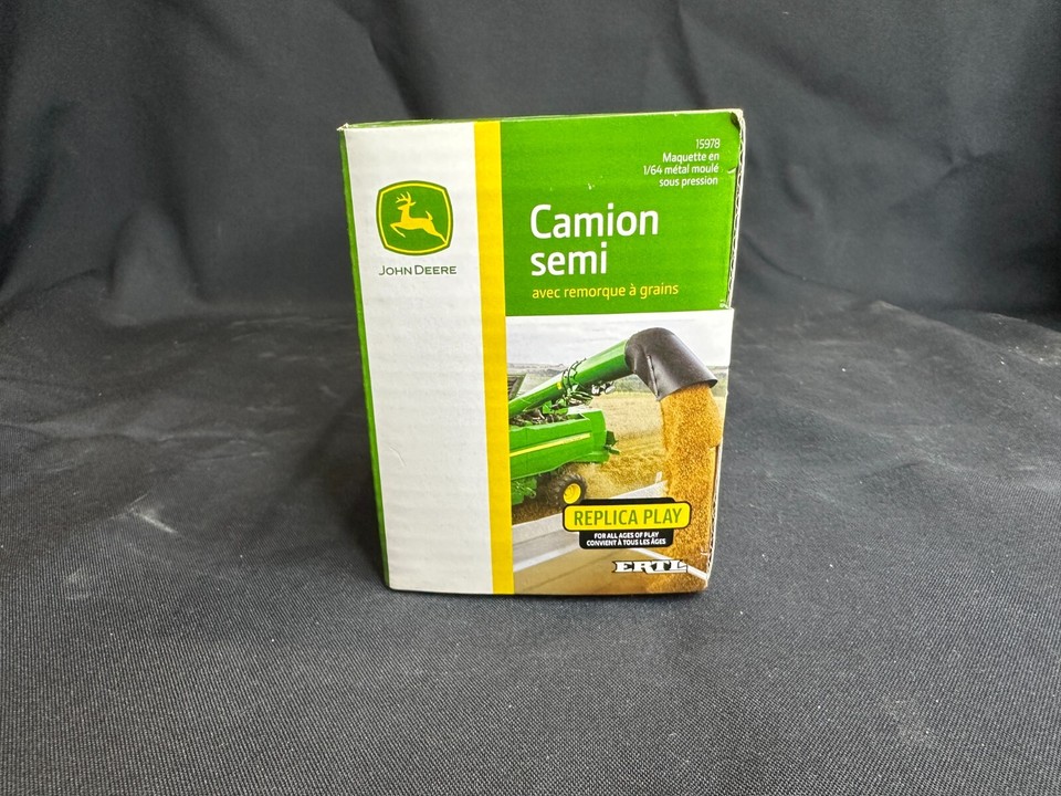 NEW John Deere ERTL 1/64 Grain Semi Die Cast Replica - TBE15978 | eBay