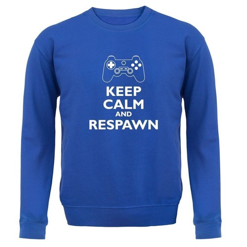 Keep Calm Et Respawn - Adulte Capuche / Pull - Jeux Joueur Jeux Enligne ...