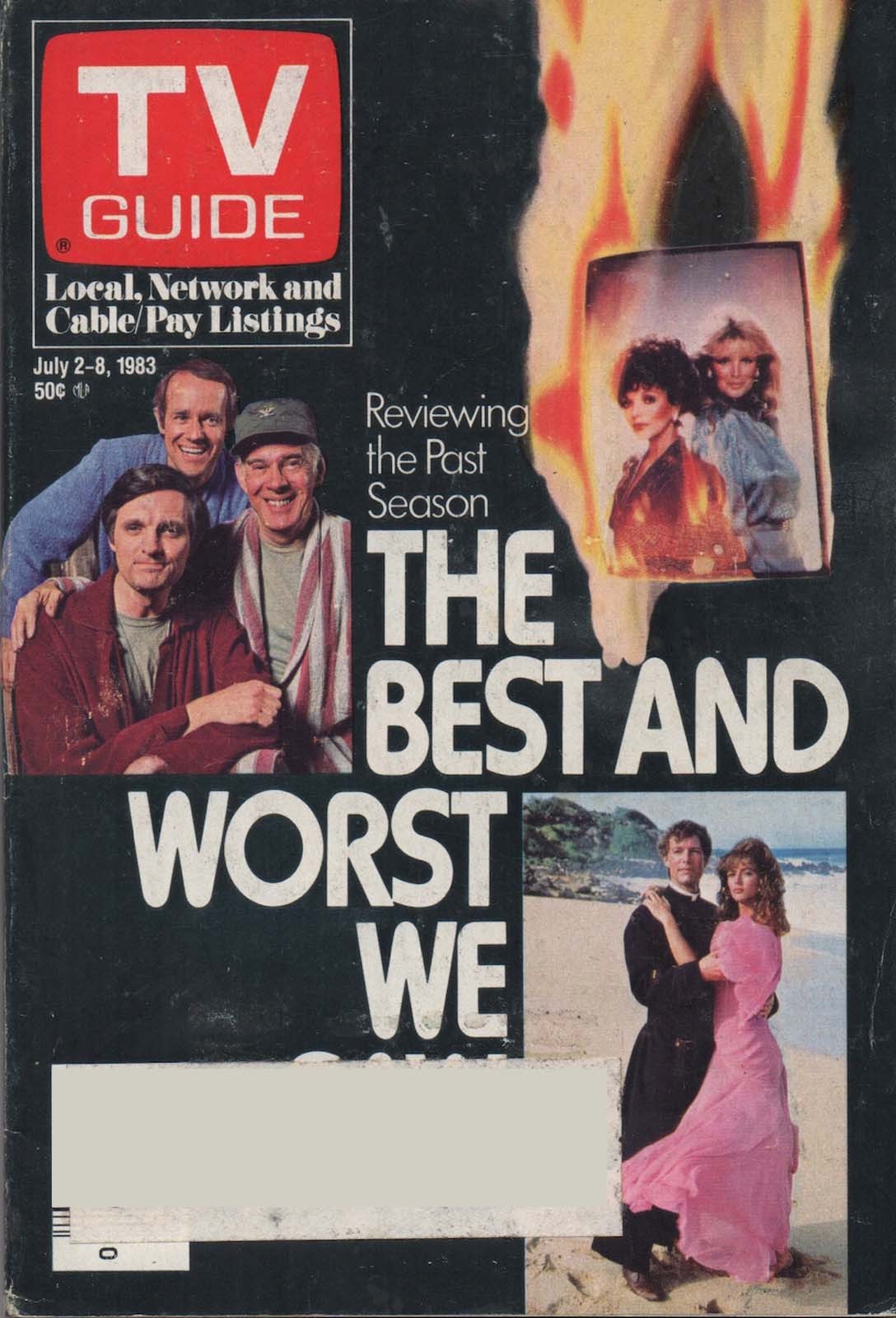 1983 TV Guide Reviewing the Past Season July 2-8 | eBay