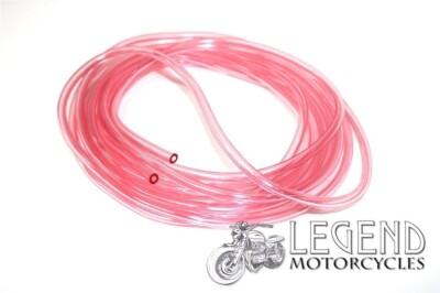1m Length Motorcycle Carburettor Overflow Pipe Pink 3mm I.D 6mm O.D ...