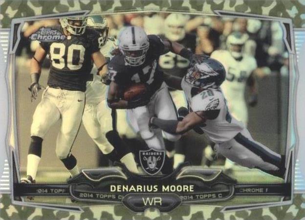 2014 Topps Chrome Mini - Denarius Moore #75 Camo Refractor /99 for sale ...