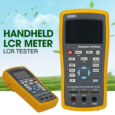 Handheld LCR Meter LCR Tester Capacitance Inductance Meter Frequency ...