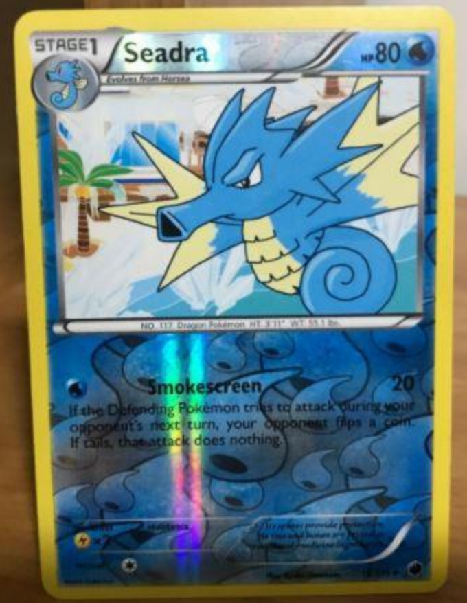 Seadra 19/116 | Mint/Near Mint | Reverse Holo | Pokemon Plasma Freeze ...