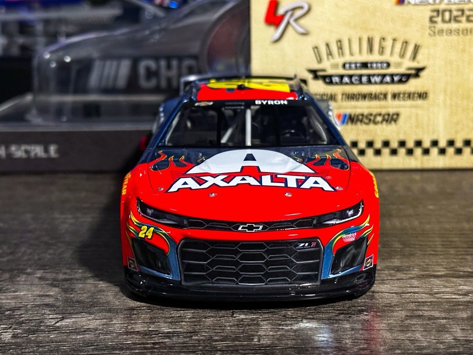 William Byron 2022 Axalta Darlington Throwback Liquid Color ELITE 1/24 ...