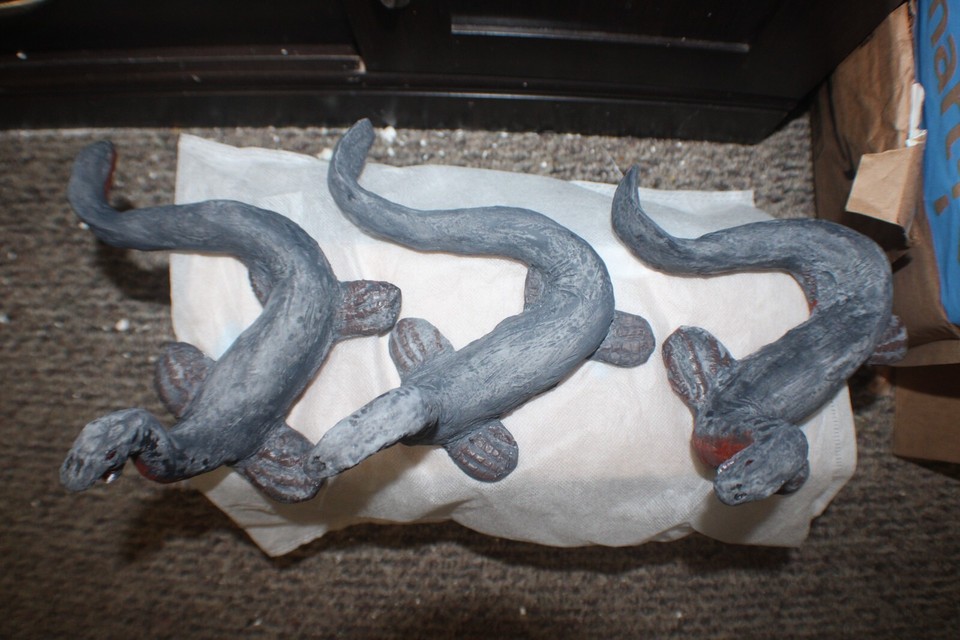 Nessie Loch ness monster figure model clay | eBay