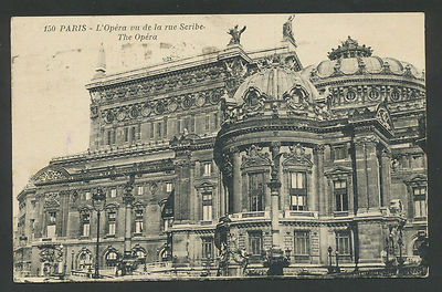 Paris L'Opéra vu de la rue Scribe | eBay