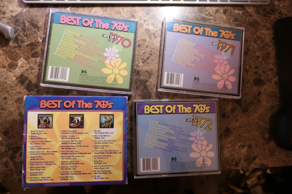 Best of the 70's Hits of 1970 1971 1972 CD 3 CDS | eBay