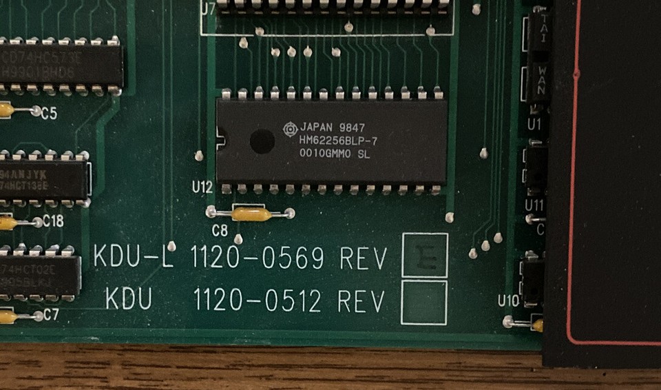 FCI KDU-L Fire Alarm Control Panel Keyboard Display Unit 1120-0569 Rev ...