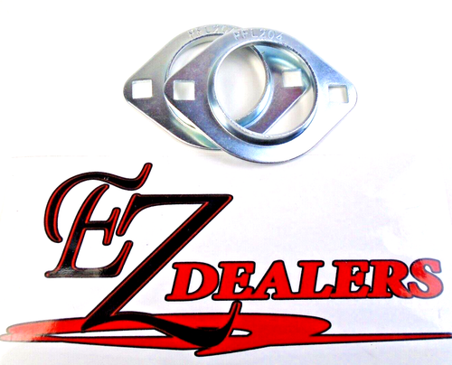 PFL204 Oval 2 Bolt Pressed Steel Bearing Housing 204 Inserts "FREE ...
