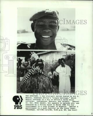 1986 Press Photo Scenes form the series The Africans featured on PBS ...