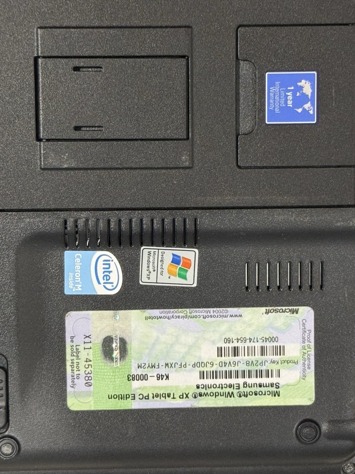 Samsung NP-Q1 UMPC Handheld Computer Windows XP 900Mhz Celeron ...