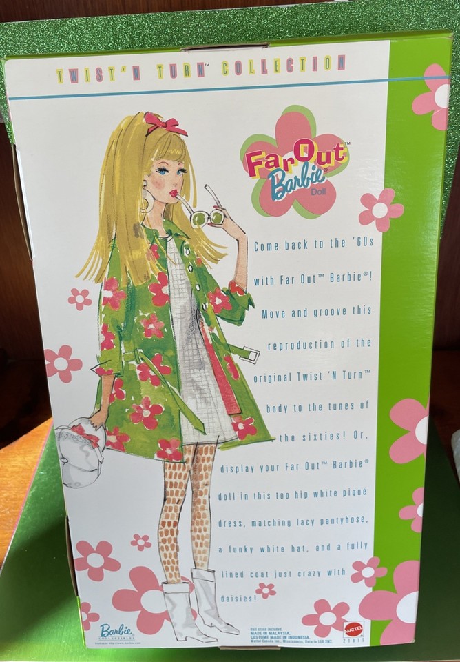 Far Out Mod Repro 1960’s Barbie Doll, Move And Groove Twist N Turn, New ...