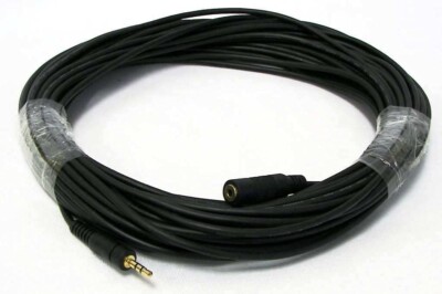50' Remote Extension Cable for LANC DVX Control-L Cameras Canon Sony ...