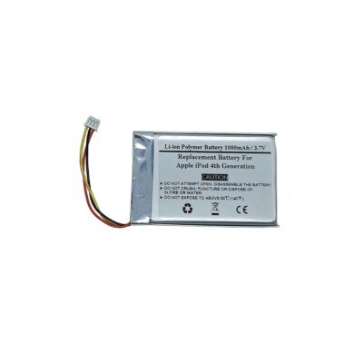 Battery For Apple iPod 4th Generation,616-0183,616-0206,616-0215 ...