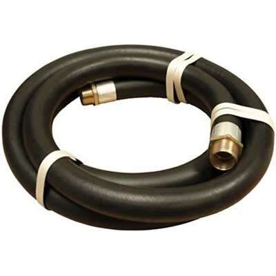 Apache 98108475 1" x 10' Farm Fuel Transfer Hose Male x Male Assembly ...