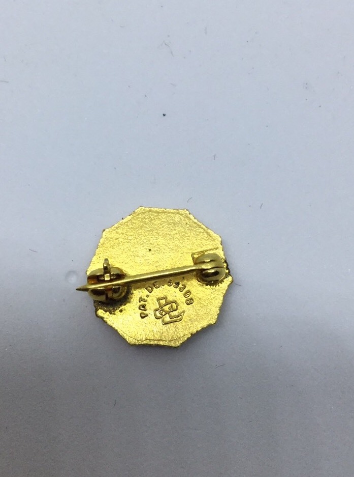 Pin American Legion Auxiliary Pin Blue White Enamel Gold Toned Star ...
