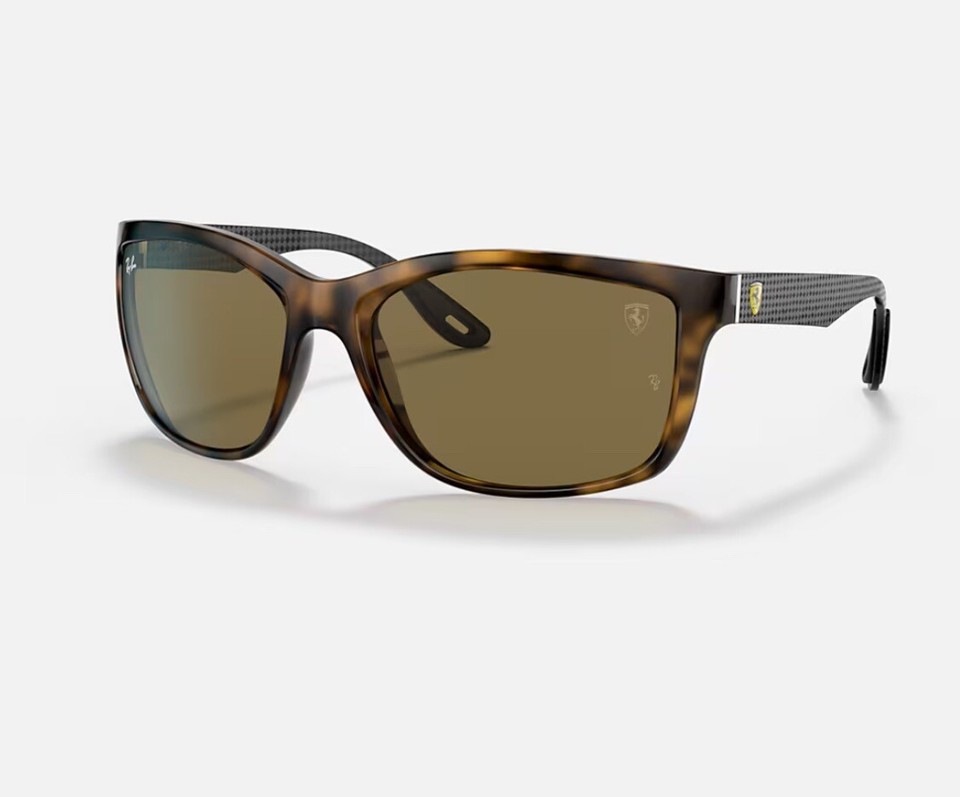 Ray Ban RB8356M Scuderia Ferrari Black Carbon Fibre Replacement Temples ...