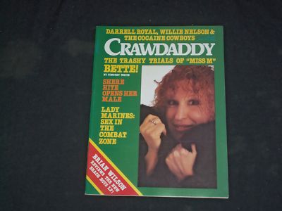 1977 MAY CRAWDADDY MAGAZINE - BETTE MIDLER COVER - CW 1015 | eBay