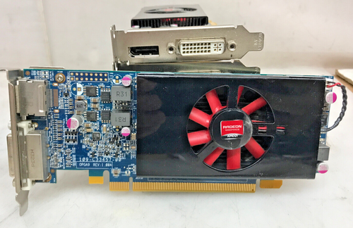 Lot of 6 AMD Radeon HD 7570 OPGA9 Low Profile DVI/Display port Video ...