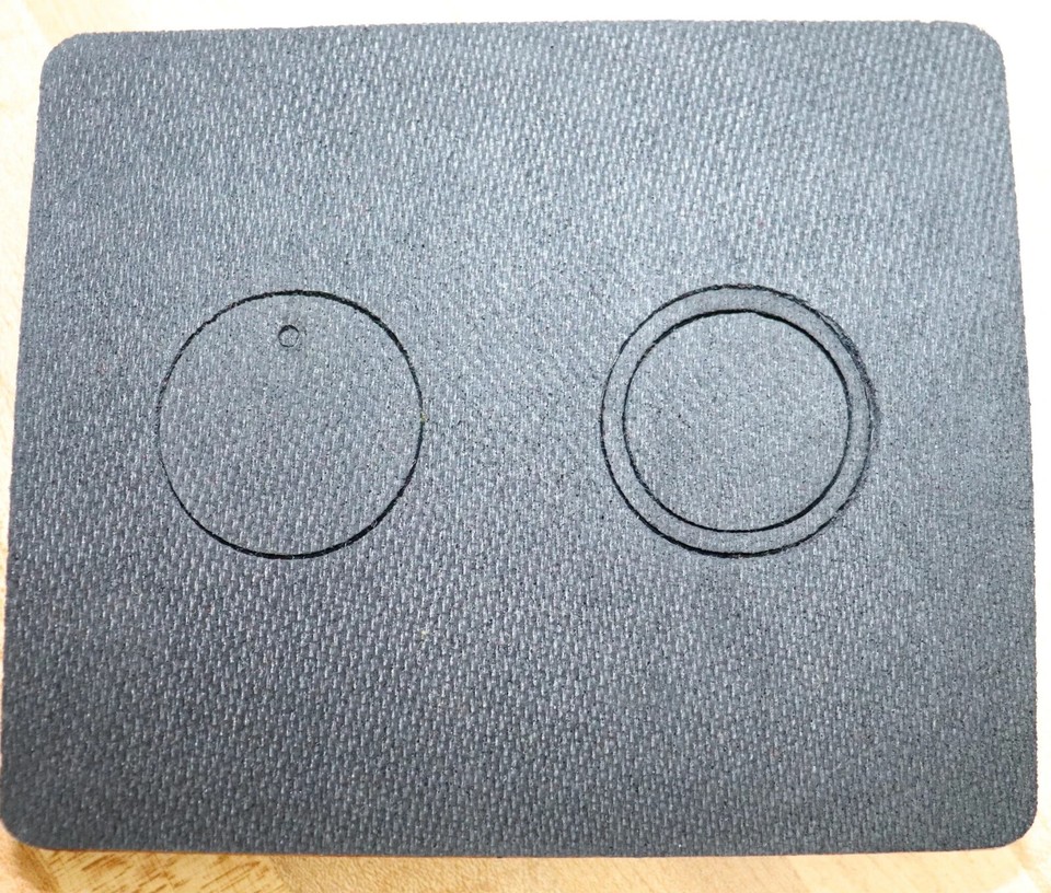 Accucut Die T1133L Gift Tag-Circle/Band. 1"Thick Steel Die Only used once | eBay