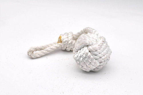 Monkeys Fist, Nautical Decorative Knot with white rope | eBay