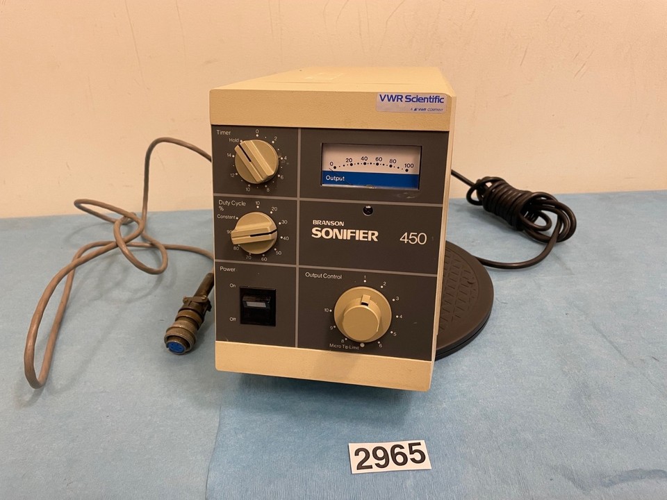 Branson Sonifier 450 Ultrasonic Cell Disruptor Horn Converter | eBay