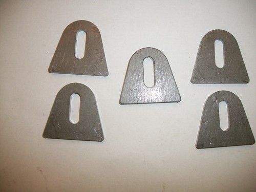 FMR WELD-ON BODY TAB,CHASSIS TAB, 109-7129, 1/4" X 3/4" SLOT, 1/8 ...