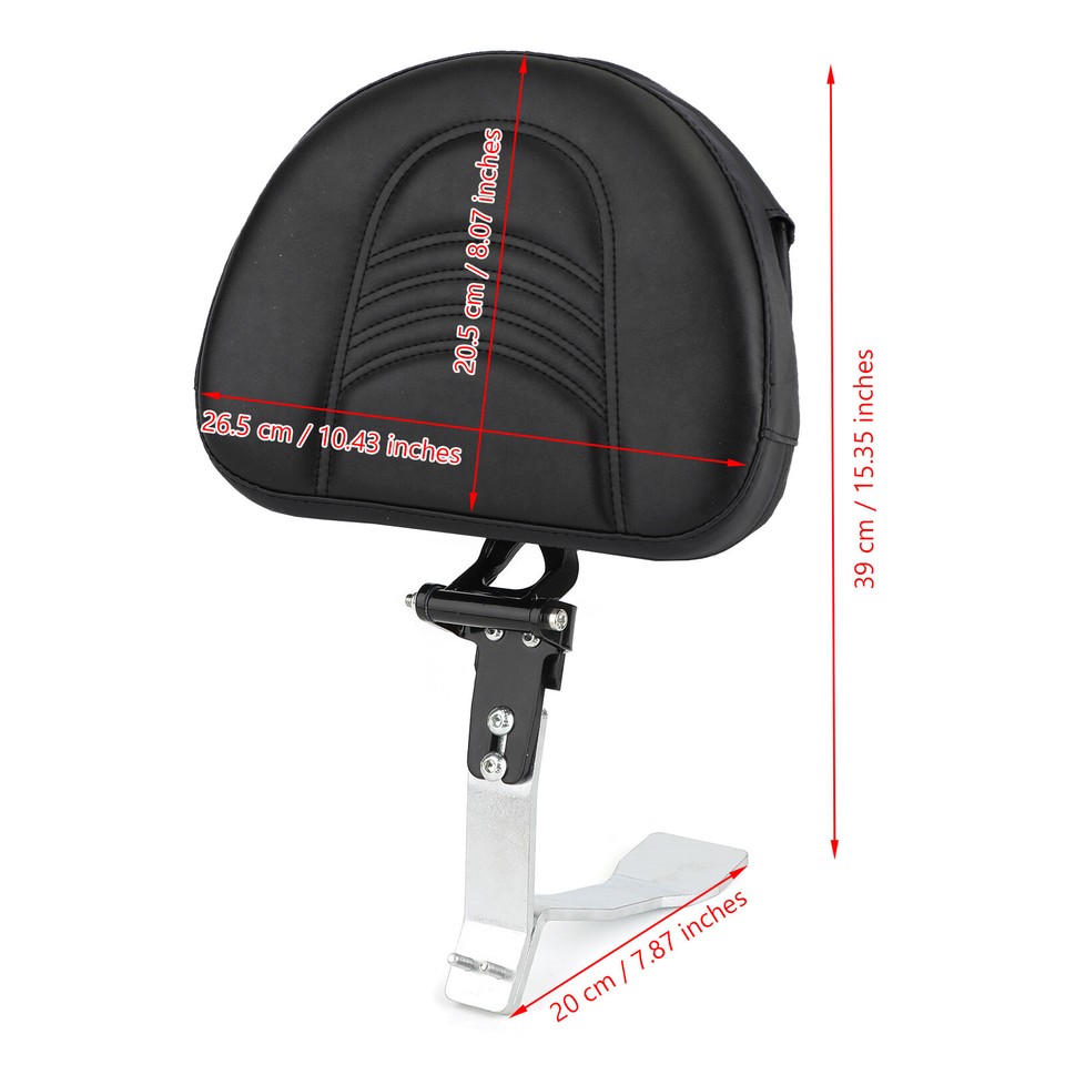 Adjustable Driver Backrest fits Can Am Spyder RT SE6 SM6 SE5 SM5 ...