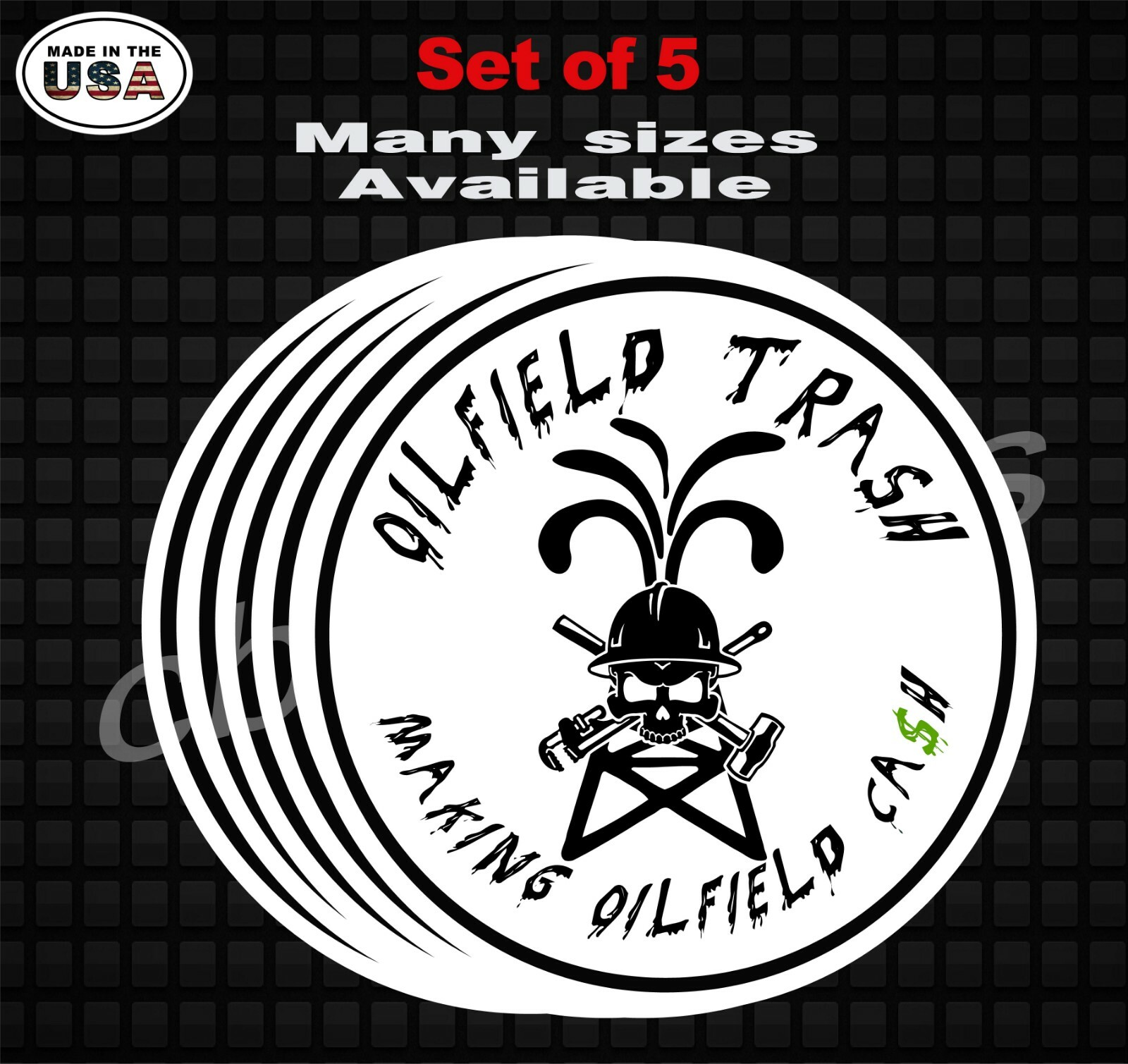 Oilfield Window Stickers