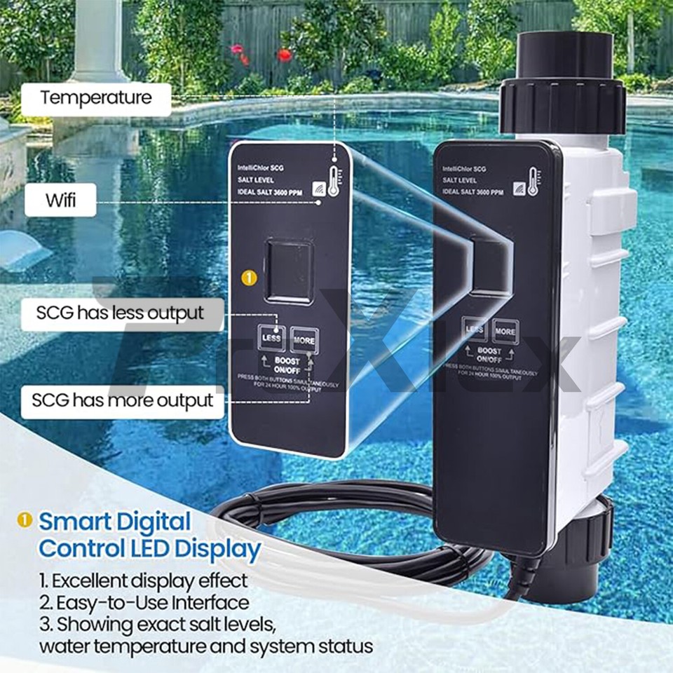 For Pentair IntelliChlor IC60 Salt Chlorine Generator Cell 521105 60000 ...