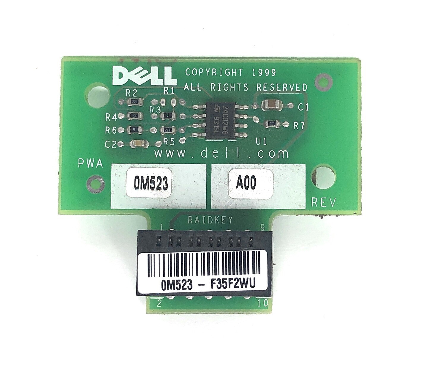 DELL 0M523 PowerEdge 2600 Server PE2600 Raid Hardware Key | eBay
