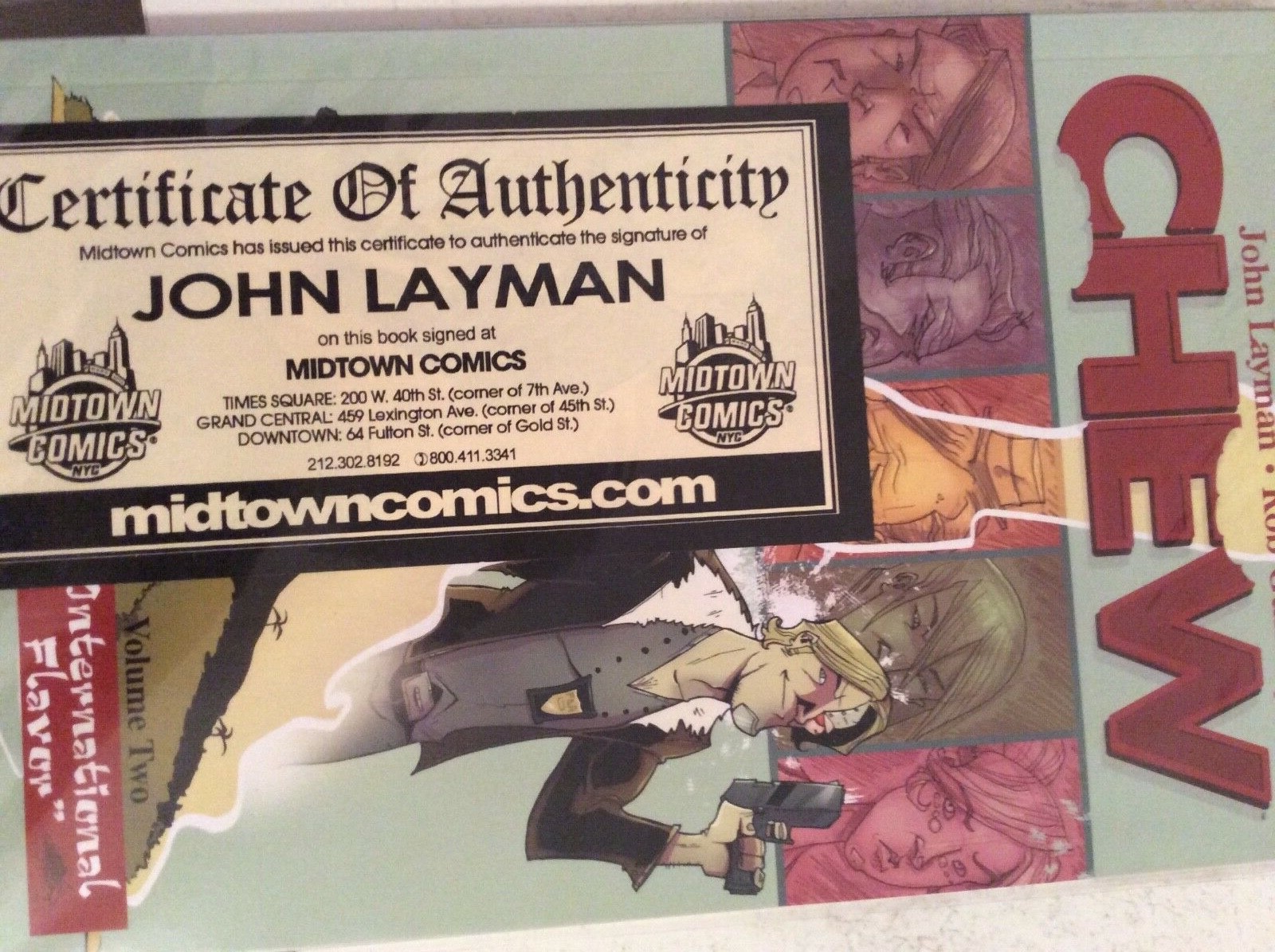 CHEW VOL.2 INTERNATIONAL FLAVOR TRADE PAPERBACK SIGNED BY JOHN LAYMAN ...