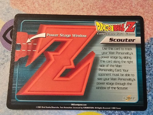 Scouter 2001 Score Unlimited Dragon Ball Z DBZ TCG | eBay