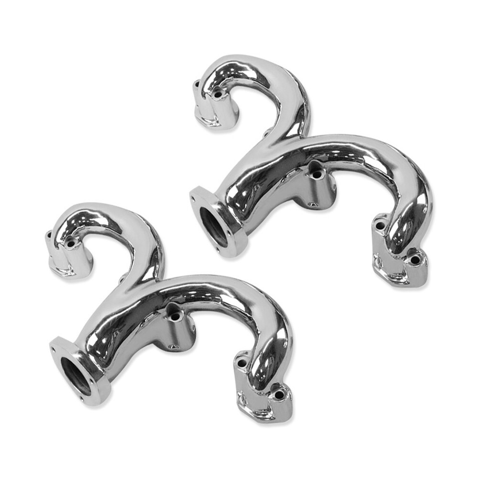 For Chevy SBC 283 305 327 350 383 400 Ram Horn Headers Exhaust ...