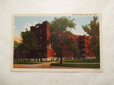Bay City Michigan Mercy Hospital MI Postcard | eBay