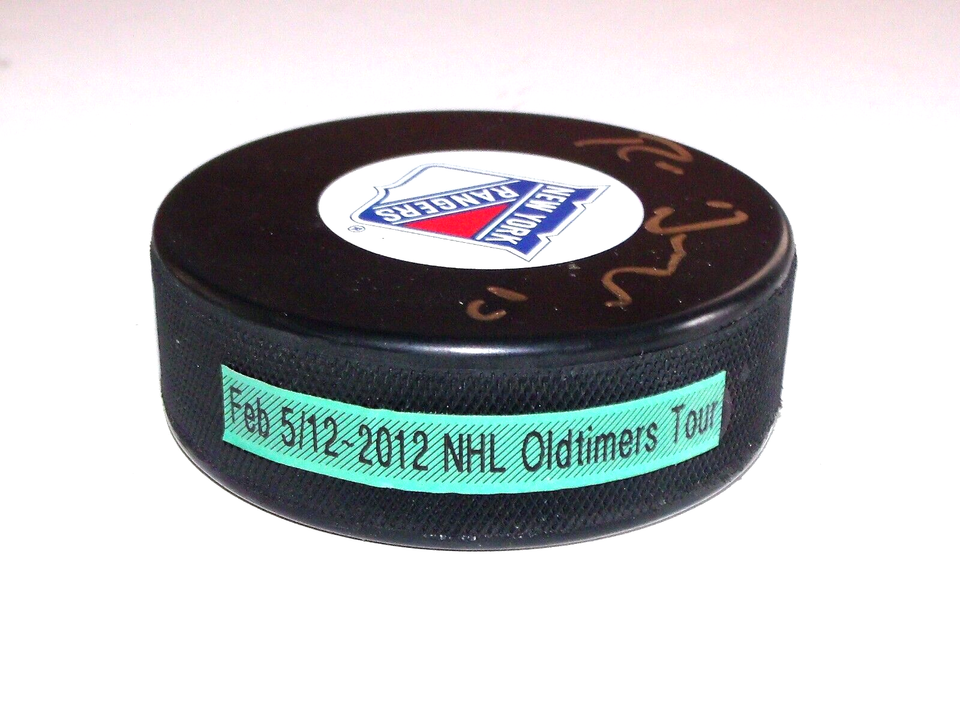 Ron Duguay New York Rangers Autographed Hockey Puck A3702 | eBay