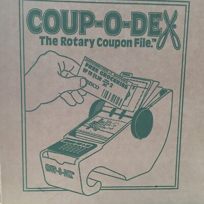 COUP-O-DEX The Rotary Coupon File | eBay