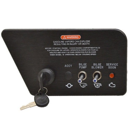 Sea Ray Boat Ignition Switch Panel 2150157 | 4-Position Black Plastic ...