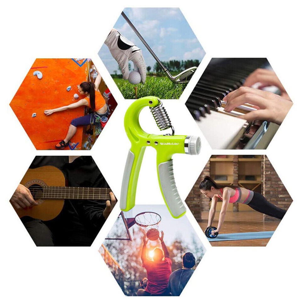 Hand Grip Strengthener Finger Exerciser Adjustable Hand Gripper ...