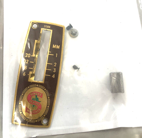 SINGER 328K SEWING MACHINE - TRIM PLATE AND KNOB | eBay