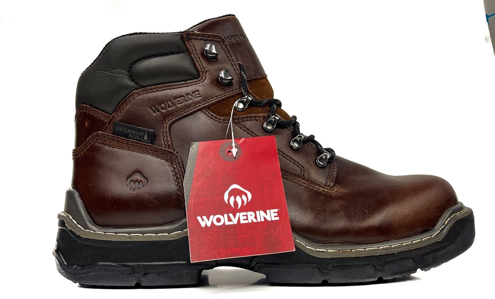Wolverine Men's RAIDER DURASHCK Composite Toe EH SR WP 6" BROWN BOOTS ...
